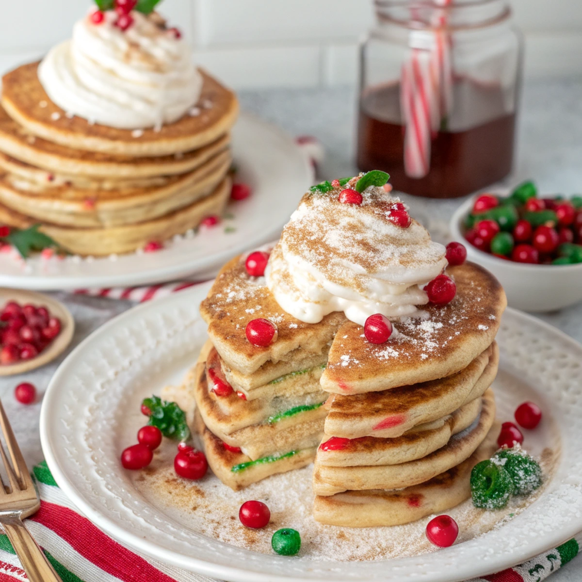 1.Festive Christmas Pancakes Recipe