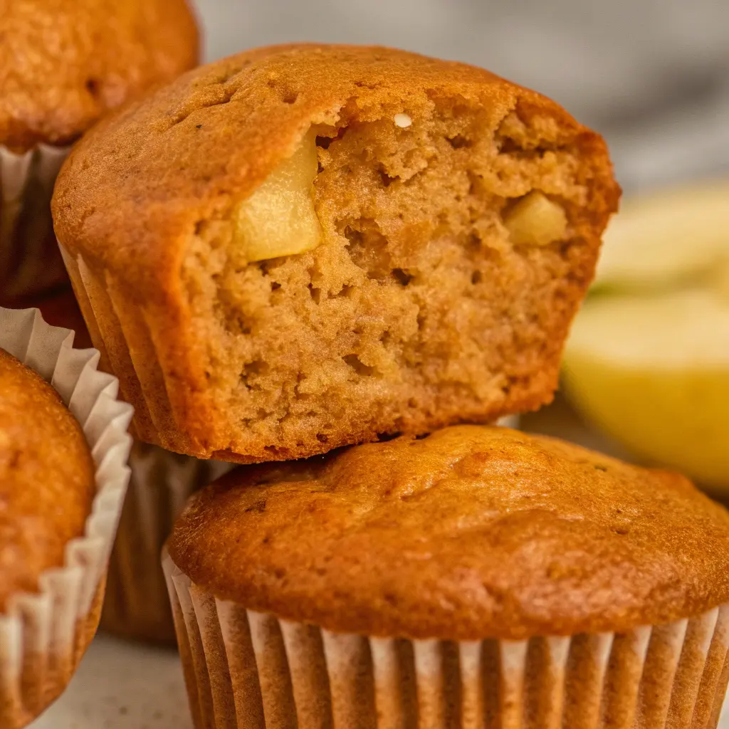 1.Healthy Apple Muffins That Taste Like Fall Morning Magic